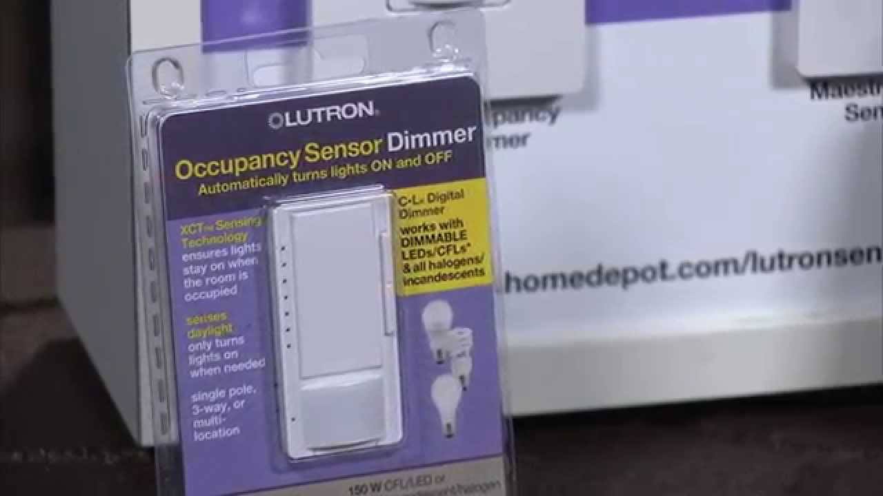 Lutron Maestro Occupancy Sensor Equals Automatic Light Control Video The Money Pit